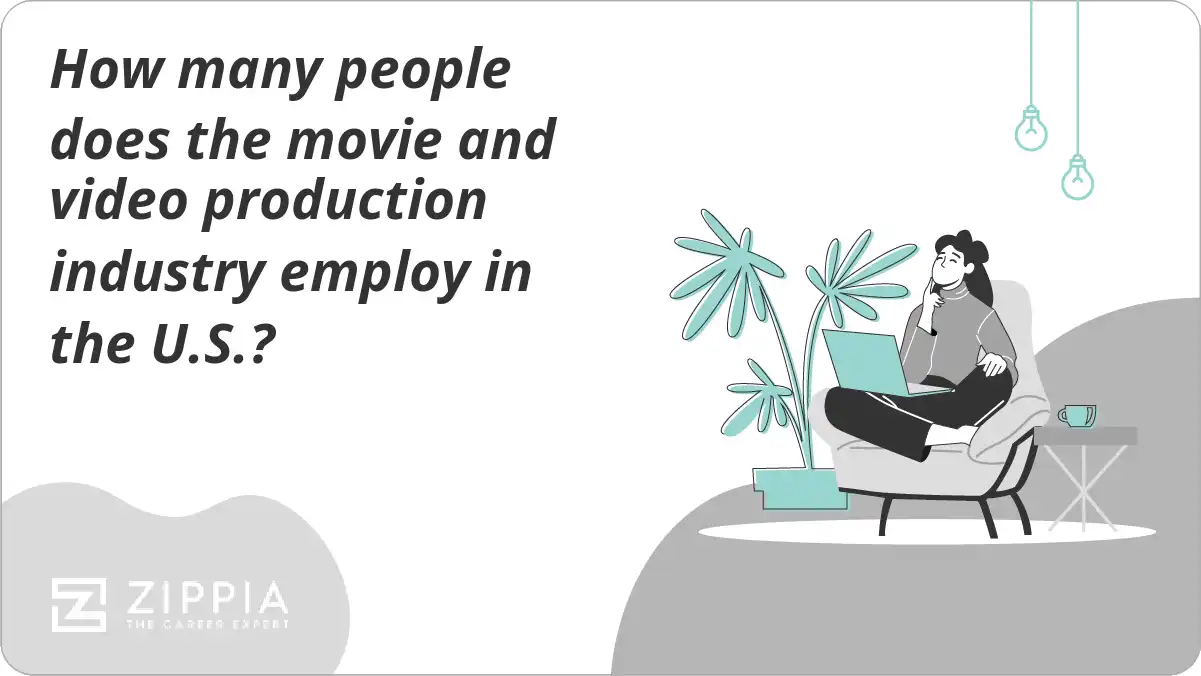 How many people does the movie and video production industry employ in ...