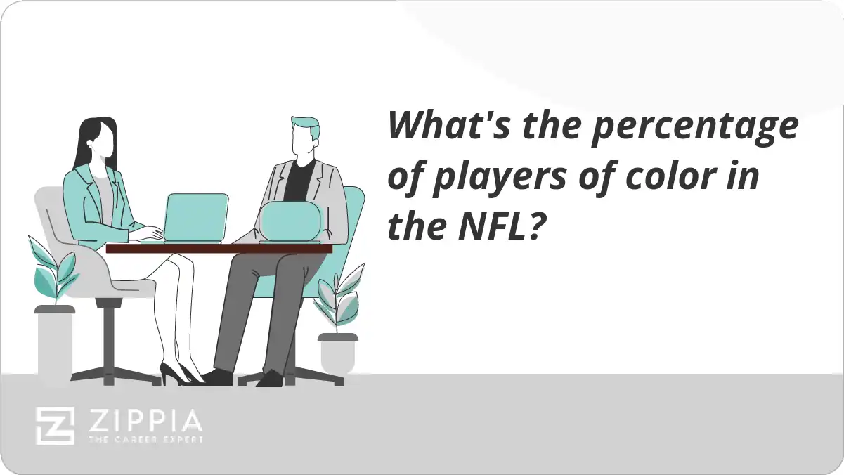 What's the percentage of players of color in the NFL? - Zippia